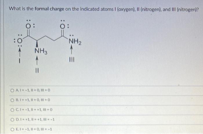 Solved What is the formal charge on the indicated atoms I | Chegg.com