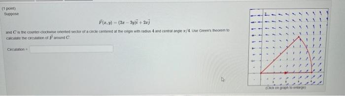 Solved F(x,y)=(2x−3y)i+2xj eacanse the cransanon of F arouns | Chegg.com