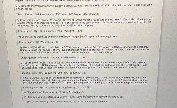 You have been hired by Jake to build a CYP model that | Chegg.com