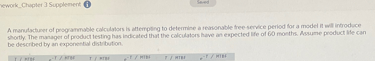 Solved A manufacturer of programmable calculators is | Chegg.com
