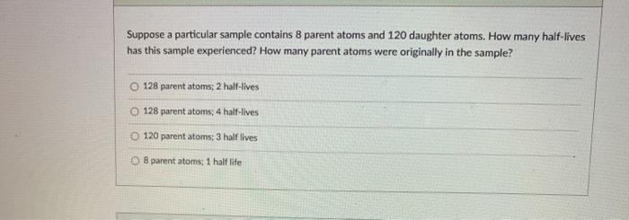 Solved Part 2 - Absolute Age Dating Now that you have | Chegg.com