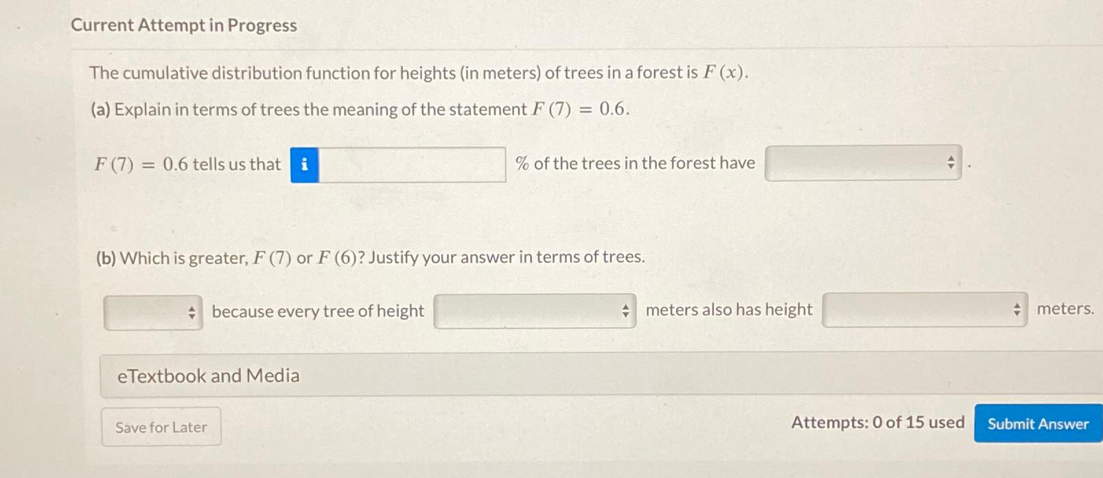 Solved Current Attempt in ProgressThe cumulative | Chegg.com