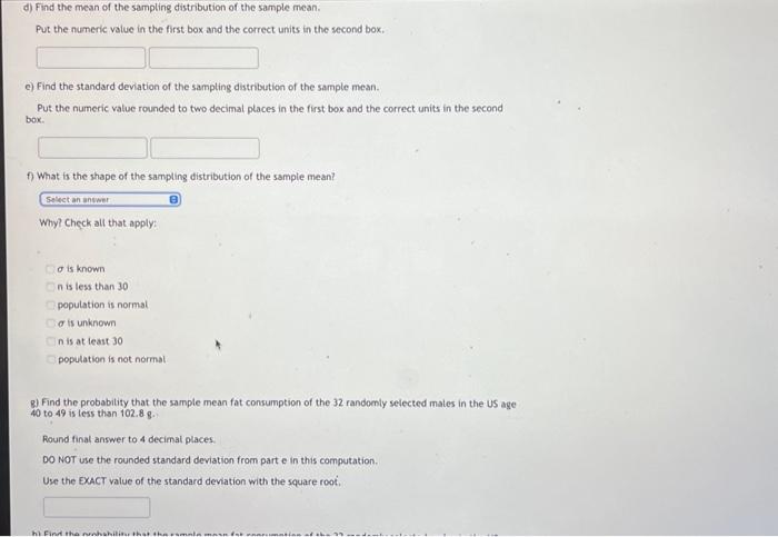 Solved a) Identify the individual, variable, type of | Chegg.com