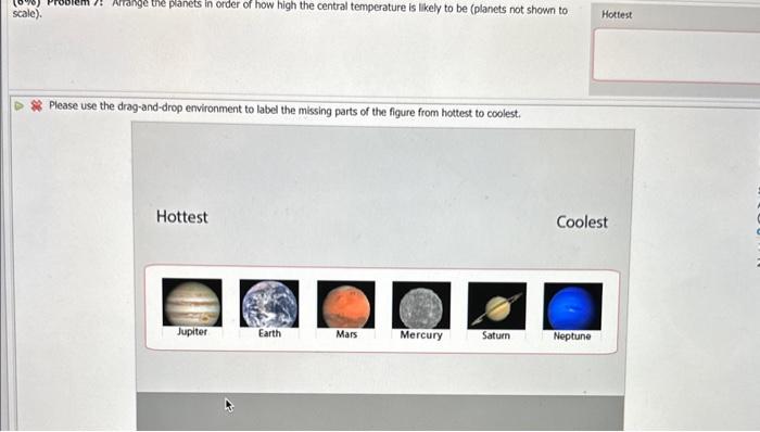 Solved scale). D Please use the drag-and-drop environment to | Chegg.com