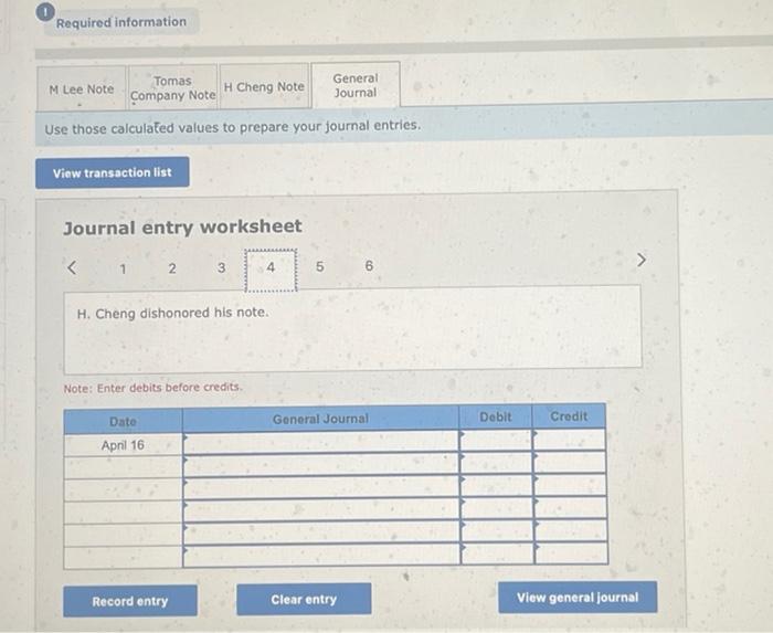 Solved Required information Use the following information | Chegg.com