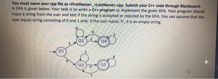Solved You must name your cpp file as _.cpp. Submit your C+ | Chegg.com