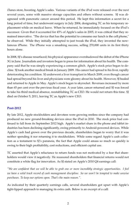 Introduction Tim Cook TC Apple s CEO And Peter Chegg