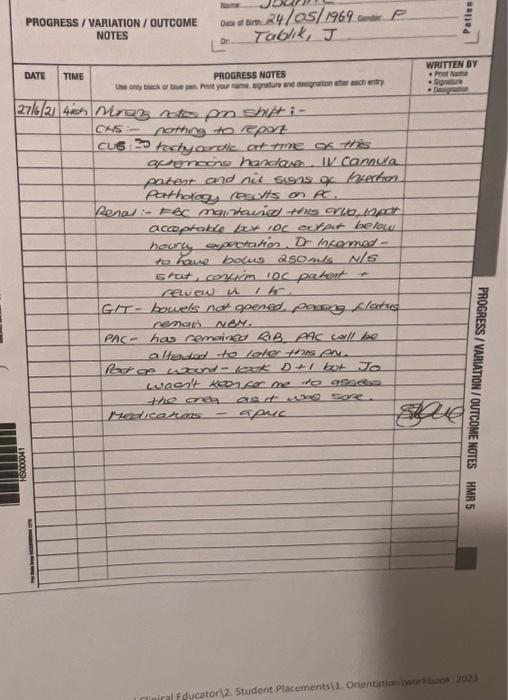 Solved Here is an example of some hand written progress | Chegg.com Solved Here is an example of some hand written progress | Chegg.com