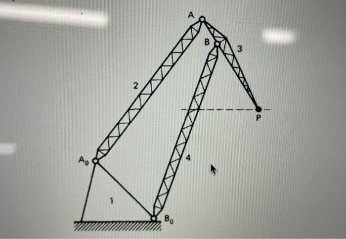 Solved i. Draw the kinematic (skeleton) diagram, labeling | Chegg.com