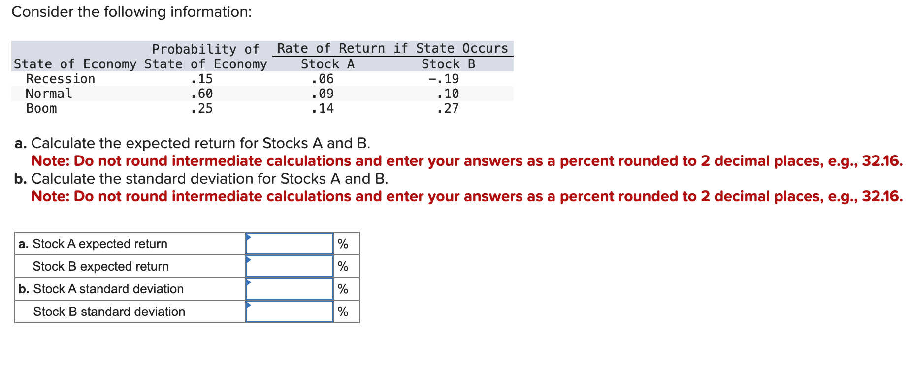 Solved Consider the following information:State of | Chegg.com
