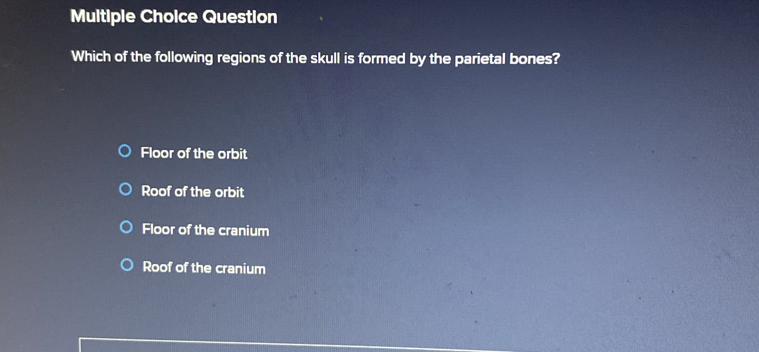 Multiple Cholce QuestionWhich of the following | Chegg.com