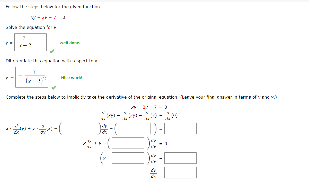 Solved Follow the steps below for the given | Chegg.com