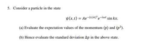 Solved Consider a particle in the | Chegg.com