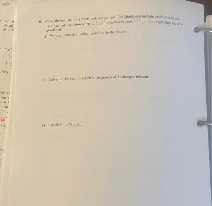 Solved PROCESSING DATACALCULATIONS: 1. Write a balnoed | Chegg.com