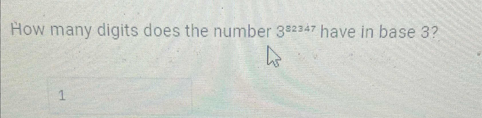 Solved How many digits does the number 332347 ﻿have in base | Chegg.com