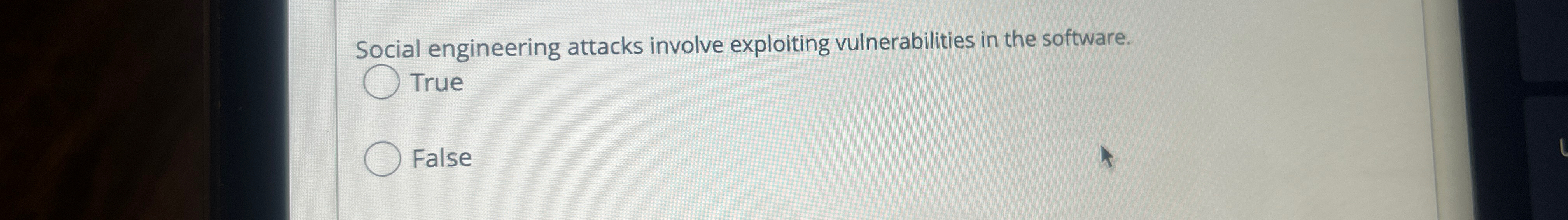 Solved Social engineering attacks involve exploiting | Chegg.com