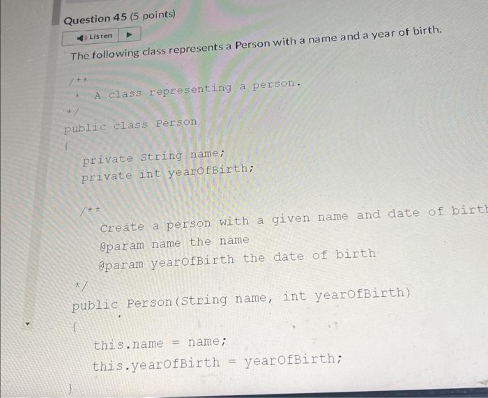 Solved Write A Void Method Not A Class Called Removea1 1