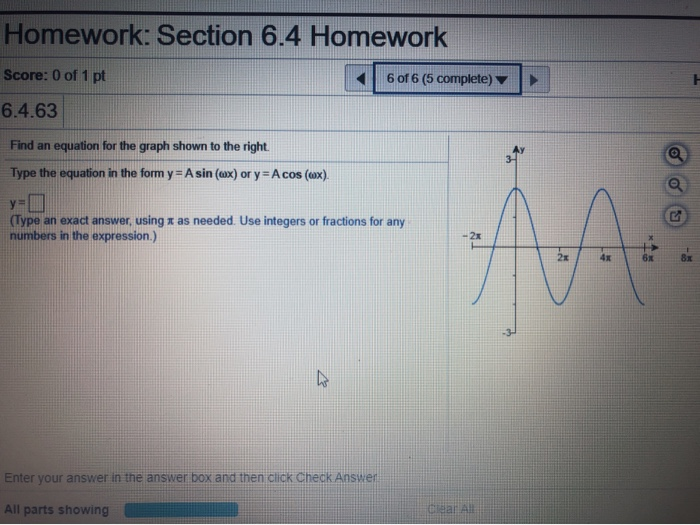 Solved Homework Section 6 4 Homework Score 0 Of 1 Pt 5 Of