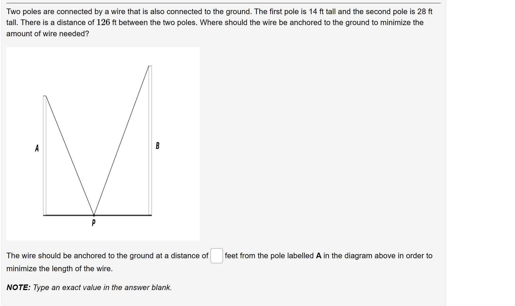 Solved Two poles are connected by a wire that is also | Chegg.com