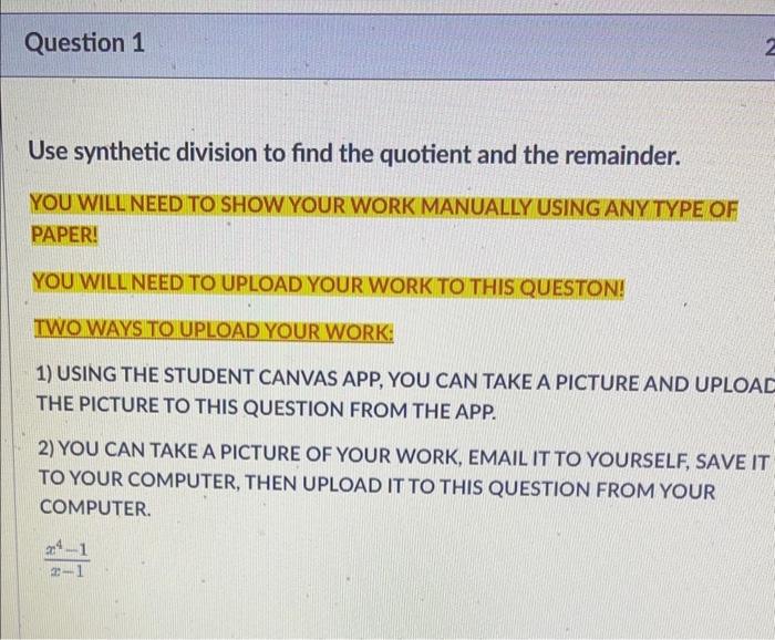 Solved PAPER! YOU WILLNEED TO UPLOAD YOUR WORK TO THIS | Chegg.com