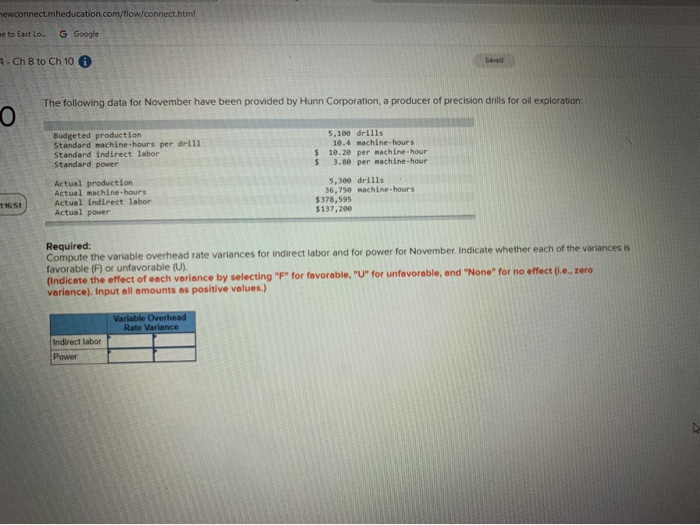 Solved newconnect.mheducation.com/flow/connect.html me to | Chegg.com
