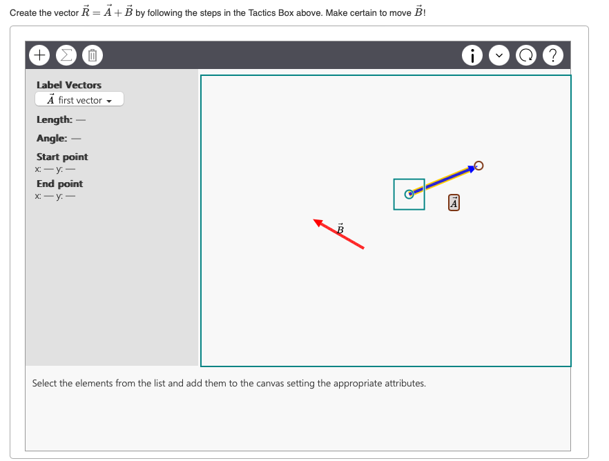 Solved Create the vector vec(R)=vec(A)+vec(B) ﻿by following | Chegg.com