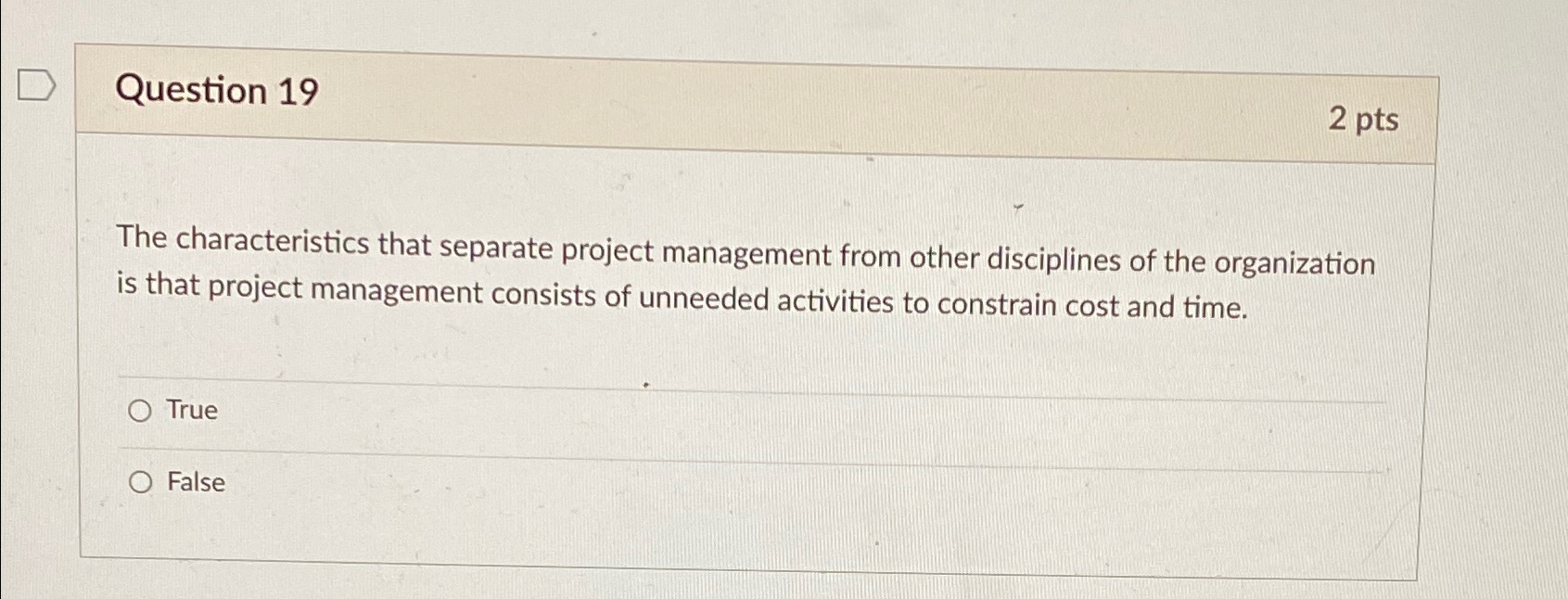 Solved Question 192ptsThe characteristics that separate | Chegg.com