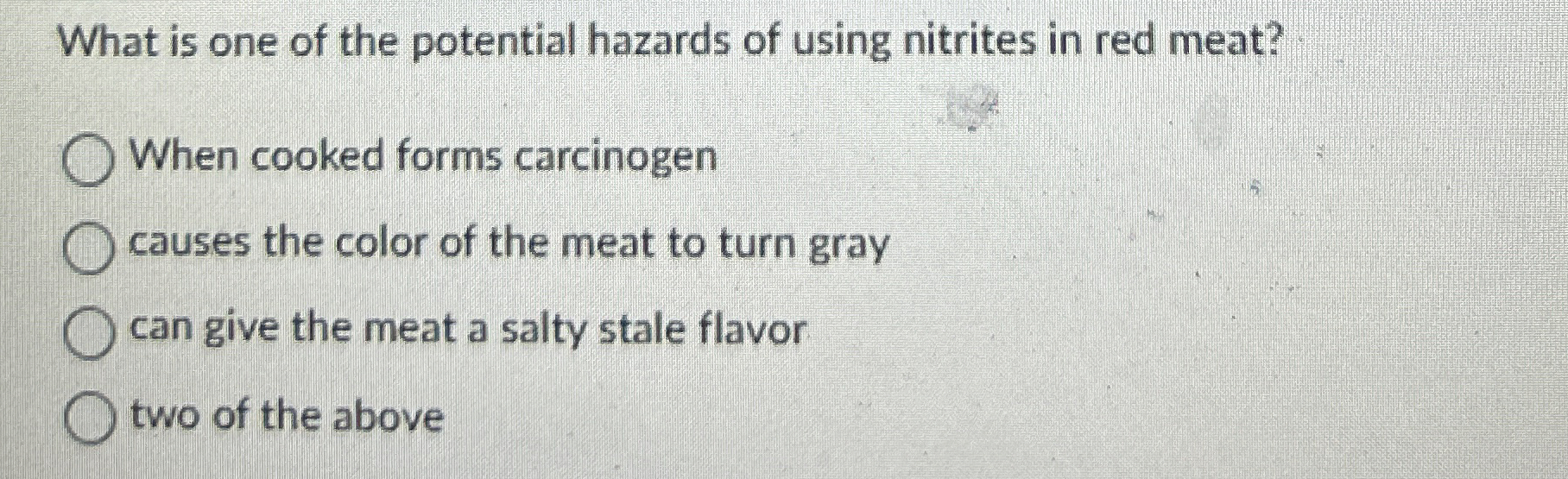 Solved What is one of the potential hazards of using | Chegg.com