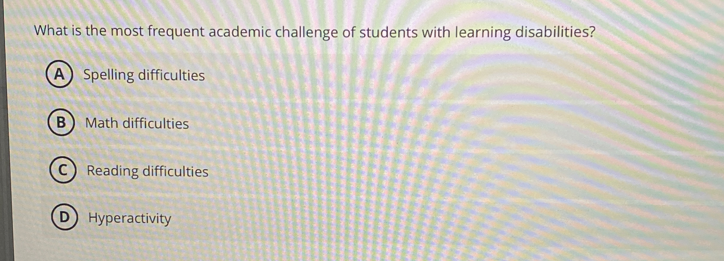 Solved What is the most frequent academic challenge of | Chegg.com