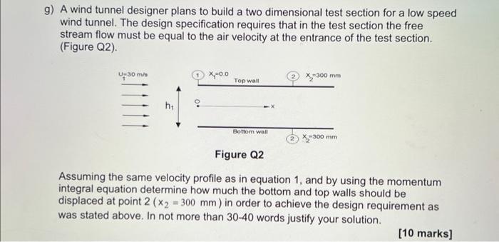 [Solved]: aerothermodynamics of flows. wind tunnel Air flow