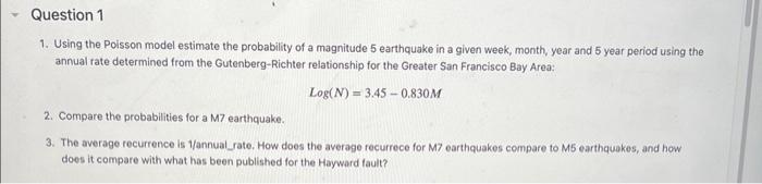 Solved 1. Using the Poisson model estimate the probability | Chegg.com