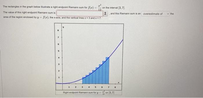 Solved (1 point) The rectangles in the graph below | Chegg.com