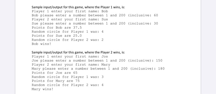 Solved Question 1 Write a Python program to play two games. | Chegg.com