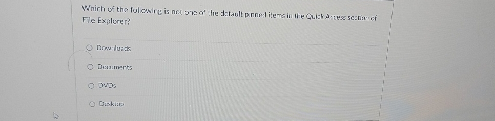 Solved Which of the following is not one of the default | Chegg.com