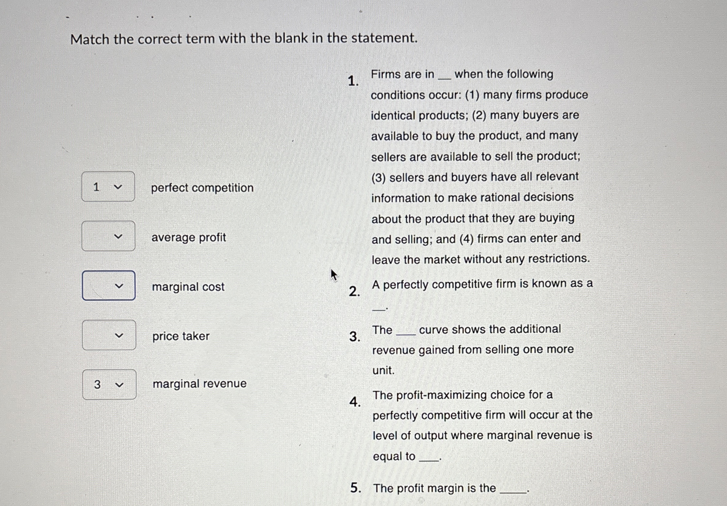 Solved Match the correct term with the blank in the | Chegg.com