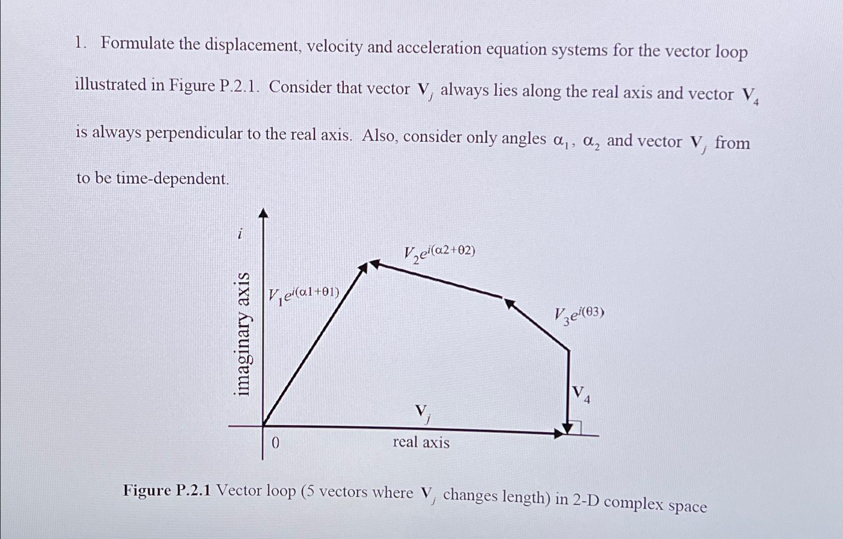 Solved Formulate the displacement, velocity and acceleration | Chegg.com