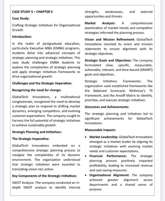 Solved CASE STUDY 5 - CHAPTER 5 Case Study: Crafting | Chegg.com