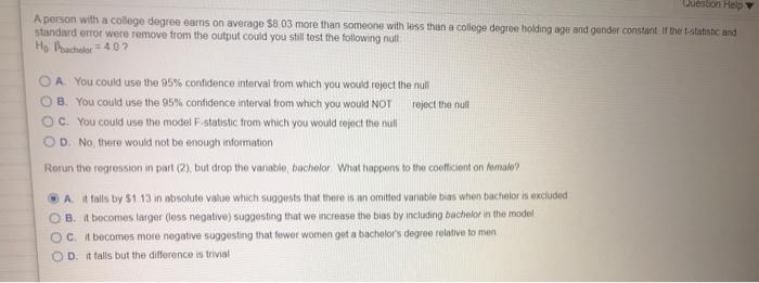 Using the Excel data set CPS08, described in | Chegg.com