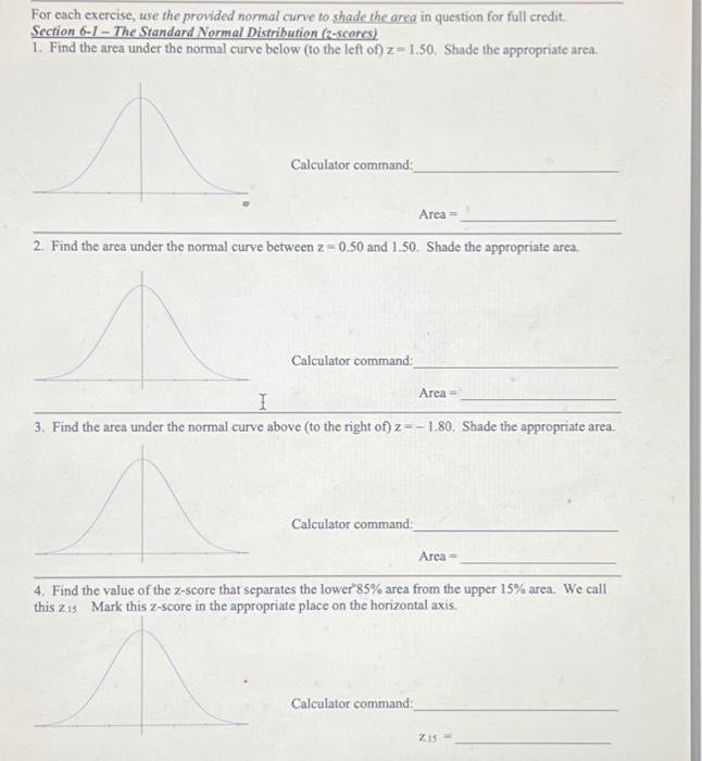 Solved Section 6-2 - The Normal Distribution | Chegg.com