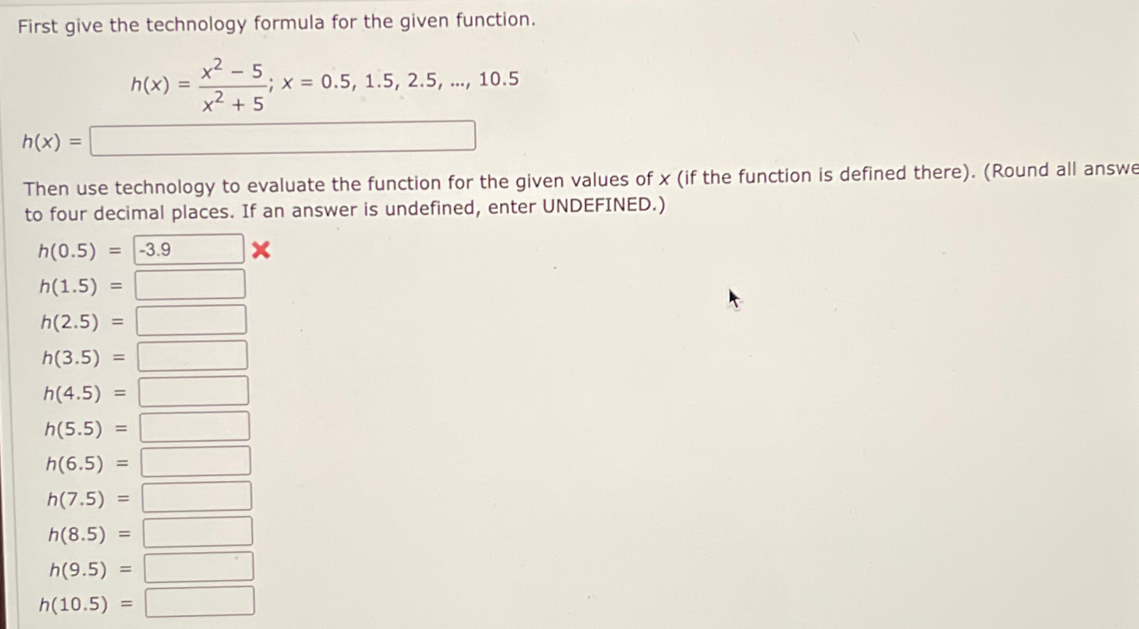 Solved First give the technology formula for the given | Chegg.com