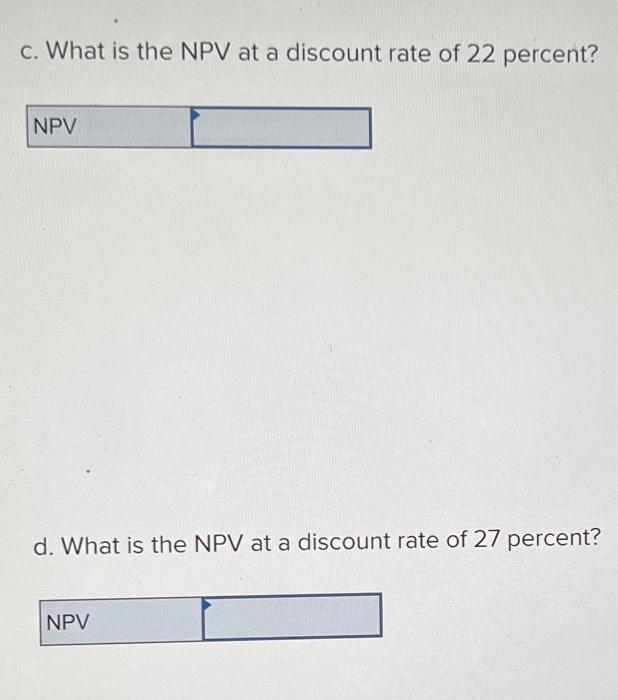 Solved P9-11 Calculating NPV (LO1] For the following set of | Chegg.com