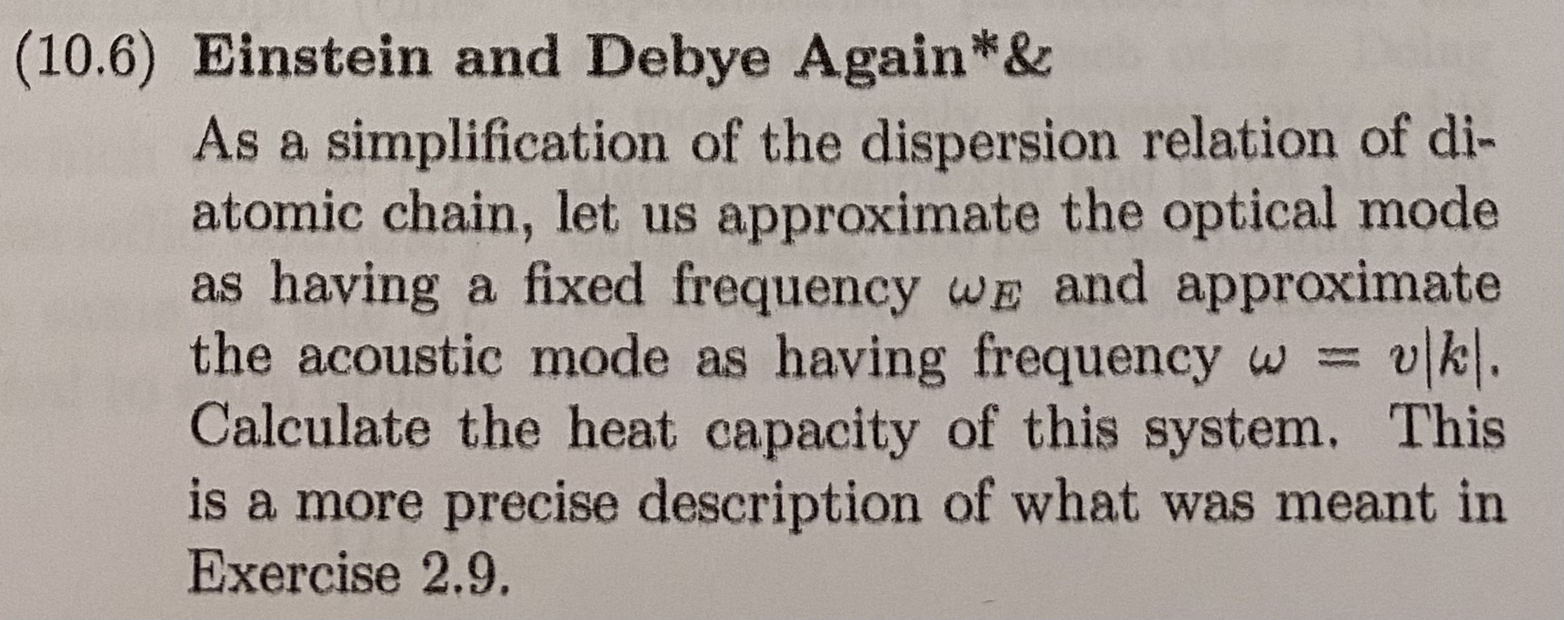 Solved As a simplification of the dispersion relation of | Chegg.com