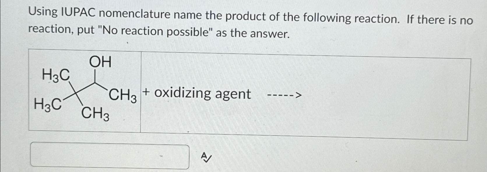 Solved Using IUPAC nomenclature name the product of the | Chegg.com