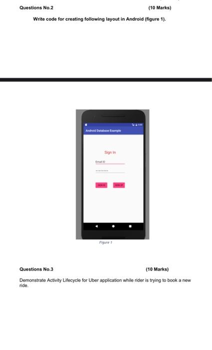 Solved 1) How to pass data between activities in Android? (4 | Chegg.com