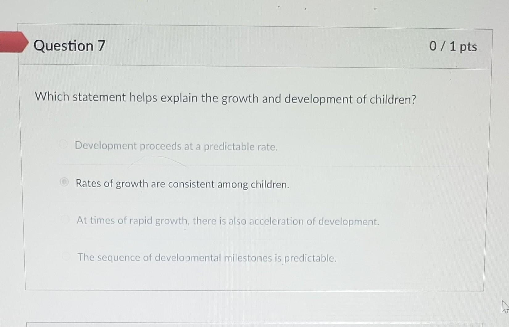 Solved Which statement helps explain the growth and | Chegg.com
