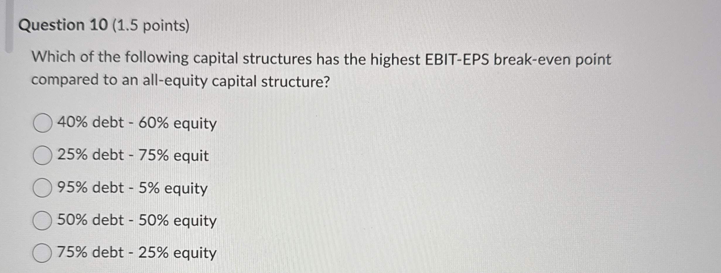 Solved Question 10 (1.5 ﻿points)Which of the following | Chegg.com