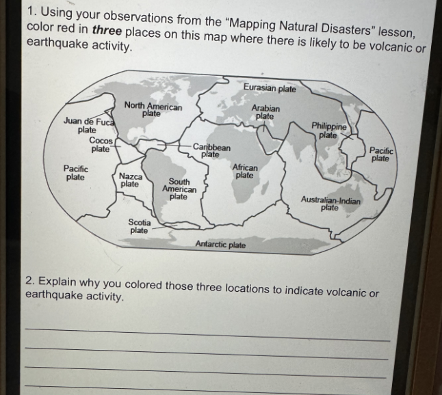 Solved Using your observations from the "Mapping Natural | Chegg.com