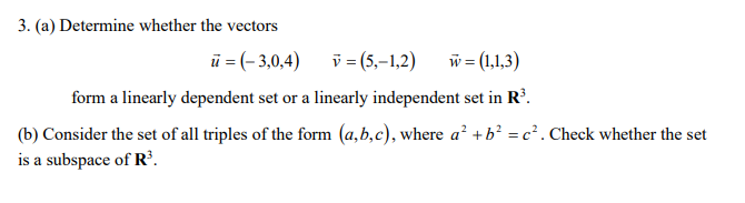 Solved (a) ﻿Determine whether the | Chegg.com