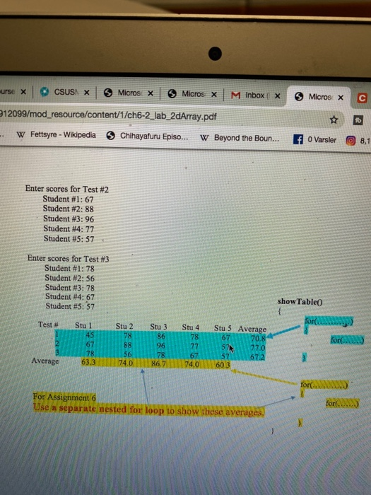 Solved can you please change my code, and create a function | Chegg.com