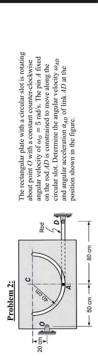 Solved The rectangular plate with a circular slot is | Chegg.com